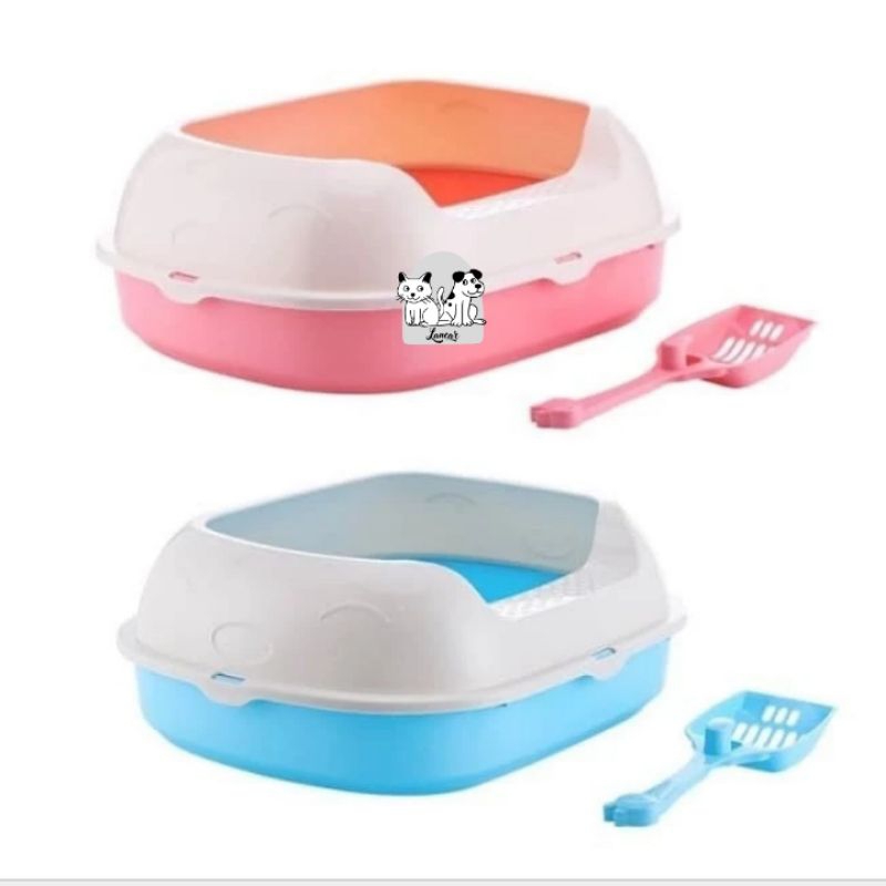 Jual Tempat Pasir Kucing Ukuran Sedang / Cat Litter Box Free Scoop ...