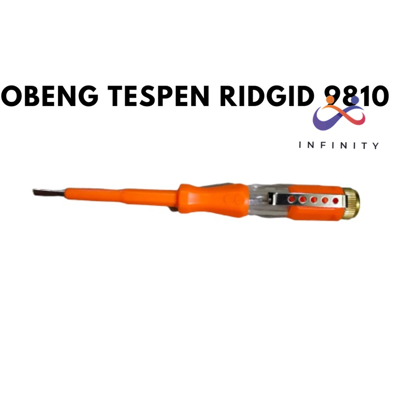 Jual RIDGID Obeng Tespen 100V - 500V Test Pen Tes Pen Listrik | Shopee ...