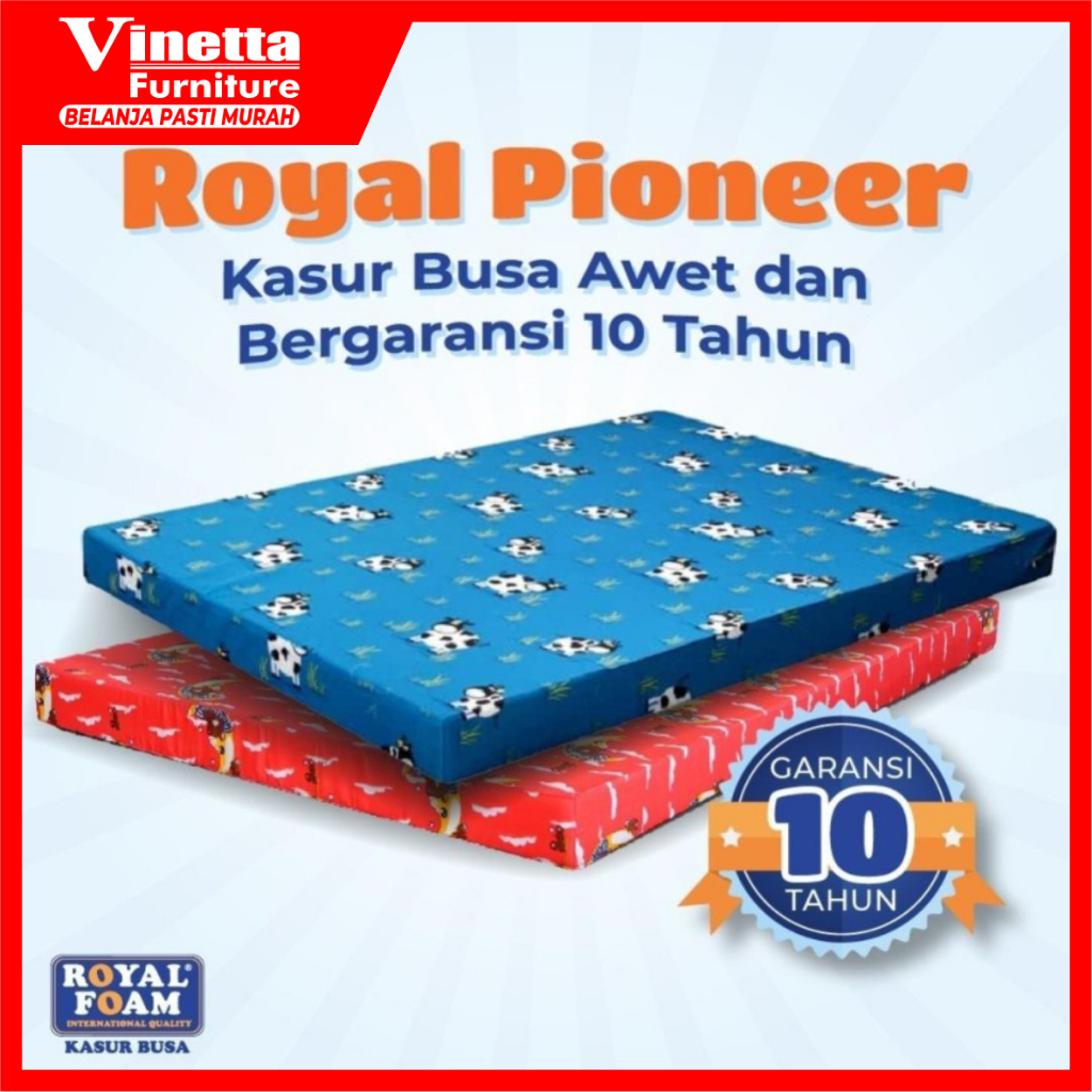 Jual Kasur Busa Royal Pioneer Uk. 90/100/120/140/160/180 Tebal 14 ...
