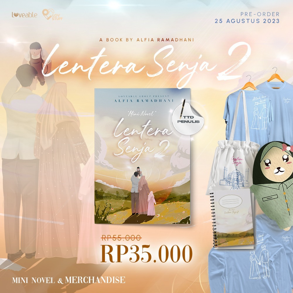 Jual Preorder Mini Novel X Merchandise Lentera Senja 2 | Shopee Indonesia