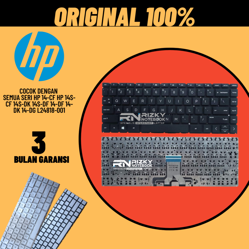 Jual KEYBOARD LAPTOP | KEYBOARD LEPTOP 14-CF Series, HP 14S-CF Series ...