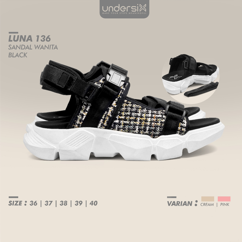 Jual UNDERSIX - Luna 136 Sandal Outdoor Cewe Sandal Gunung Wanita ...