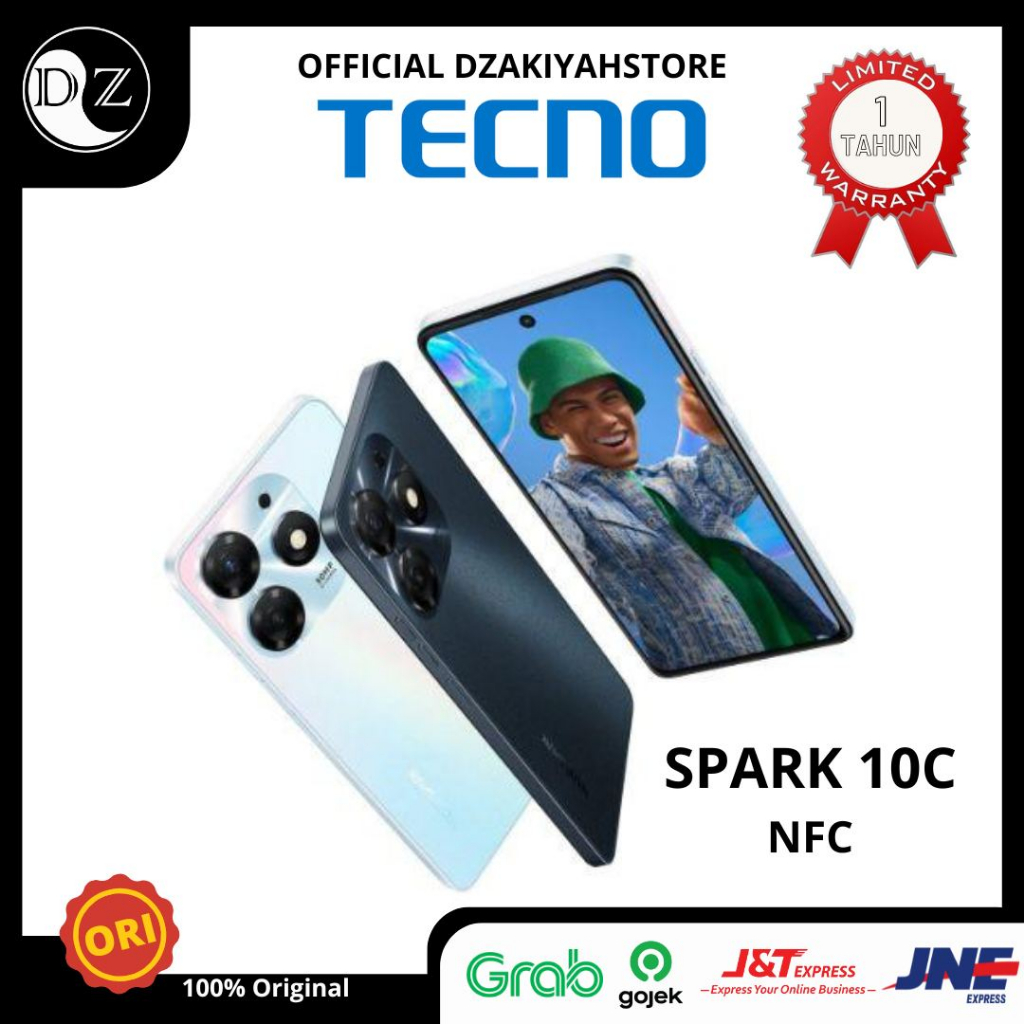 Jual TECNO SPARK 10C NFC [4/64GB] NEW GARANSI RESMI | Shopee Indonesia