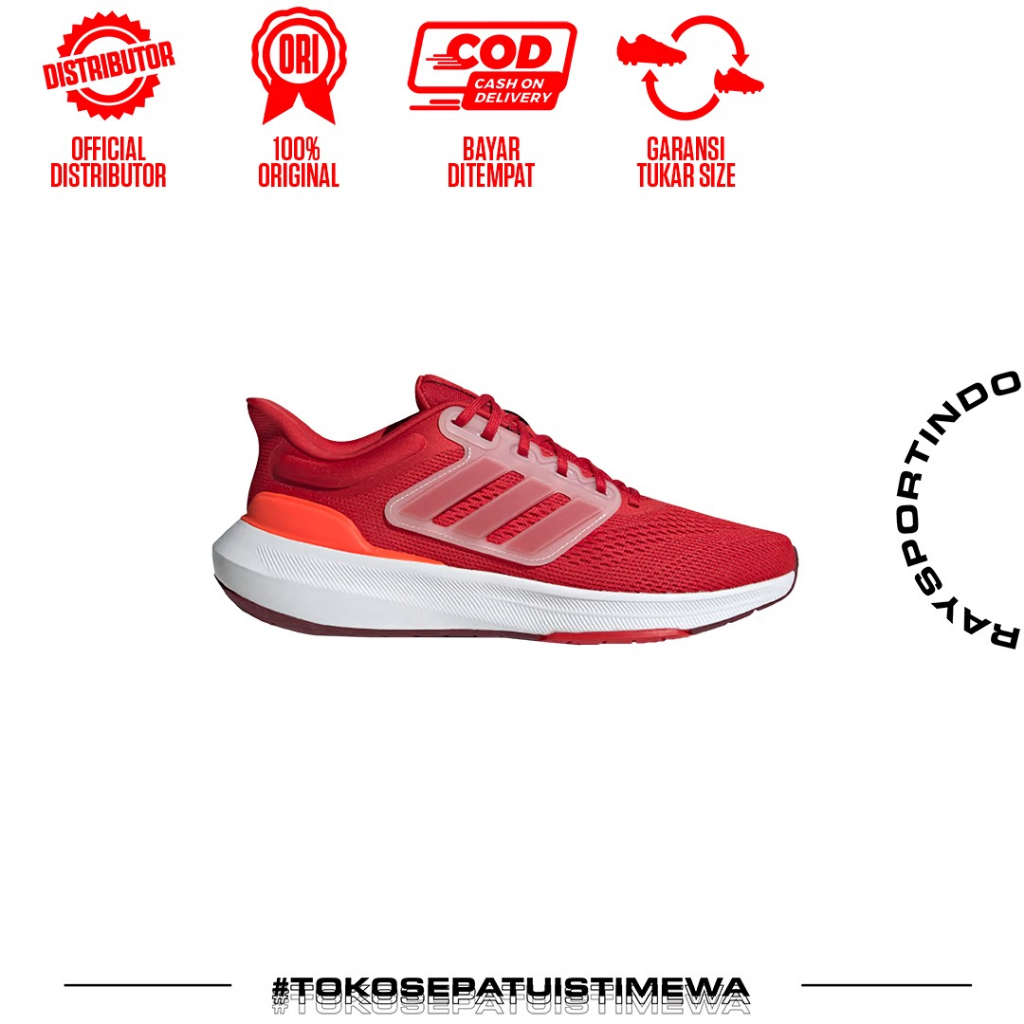 Jual ADIDAS ULTRABOUNCE RED/WHITE | Shopee Indonesia