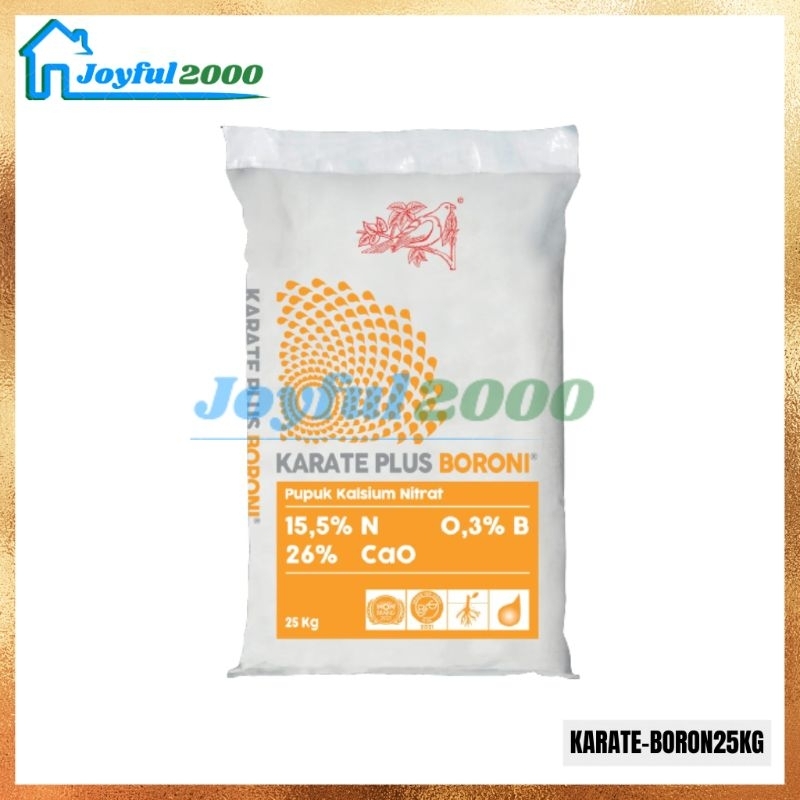 Jual Pupuk Meroke Karate Plus Boroni 25kg Pupuk Kalsium Nitrat | Shopee ...