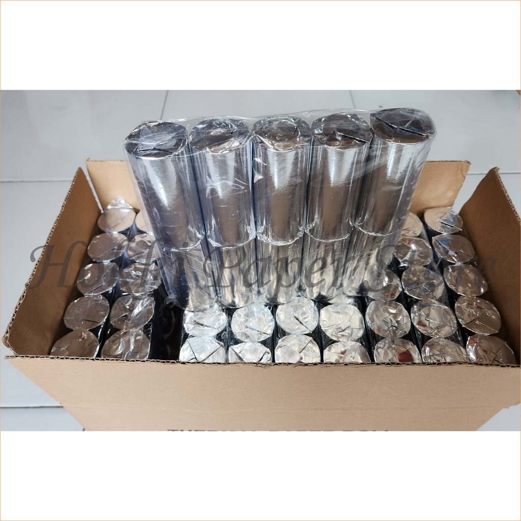 Jual Kertas Thermal Label Stiker 80mm Panjang 10 meter Continuous 80 mm x 10 meter TEBAL - Label ...