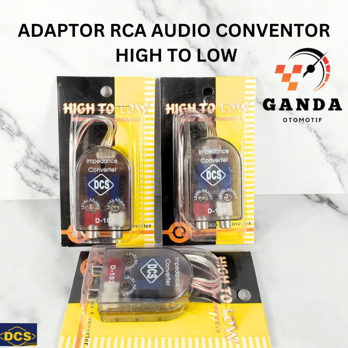Jual ADAPTOR RCA AUDIO CONVENTOR HIGH TO LOW | Shopee Indonesia
