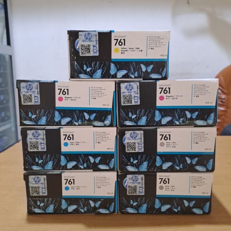 Jual Tinta Plotter HP Designjet 761 color Original | Shopee Indonesia