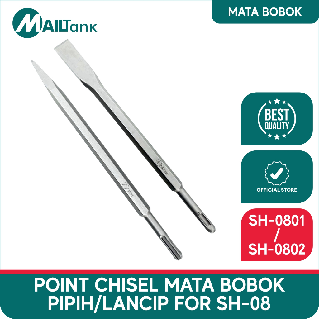 Jual MATA BOBOK UNTUK SH08 POINT CHISEL HEXAGONAL PIPIH DAN RUNCING ...