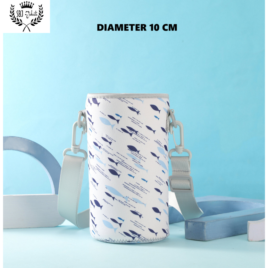 Jual Tas Termos Tumbler Sarung Botol Minum Elastis dengan Tali panjang ...