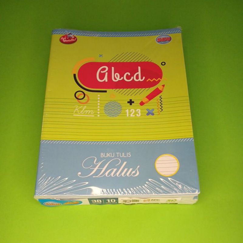 Jual Buku Tulis Halus 38 lembar Sinar Dunia per pak isi 10 buku ...