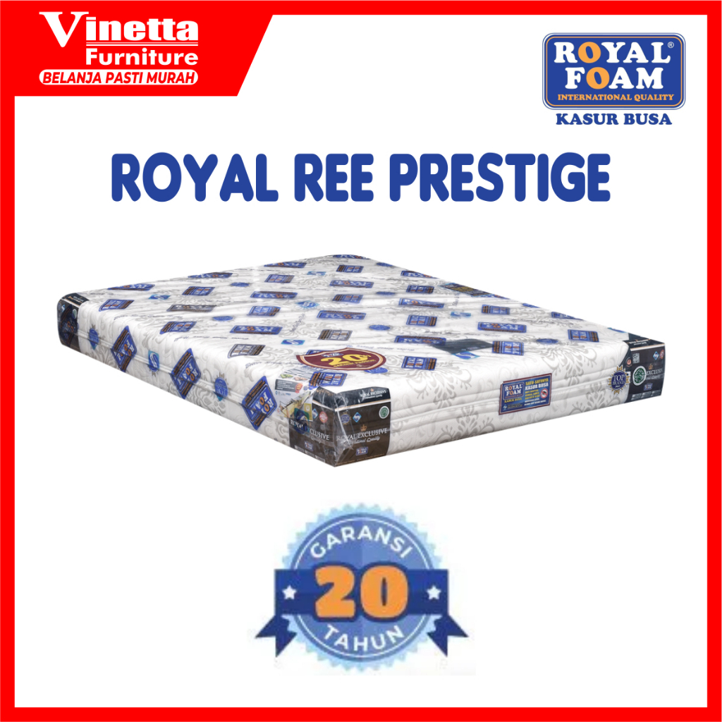 Jual Kasur Busa Royal REE PRESTIGE Uk. 90/100/120/140/160/180 Tebal 20 ...