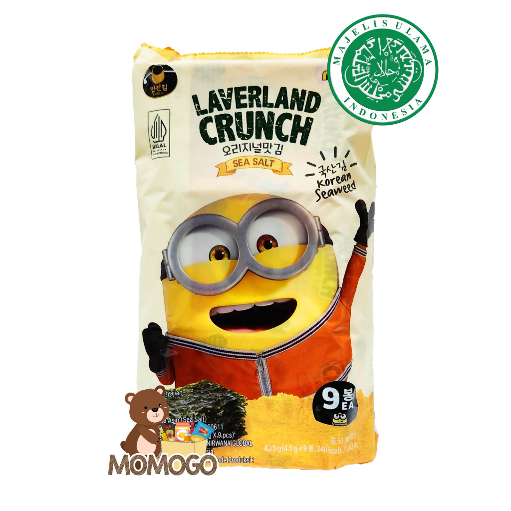 Jual LAVERLAND CRUNCH KOREAN SEAWEED | Shopee Indonesia