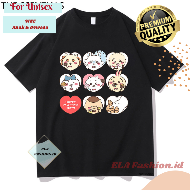 Jual Kaos Chiikawa Kaus Kartun Anime Lucu Kawaii Estetika Pria Wanita ...
