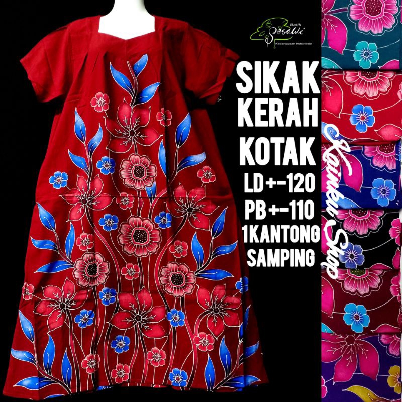 Jual ️KU ️ DASTER SIKAK KERAH KOTAK DASTER BATIK SESAWI ORIGINAL GROSIR ...