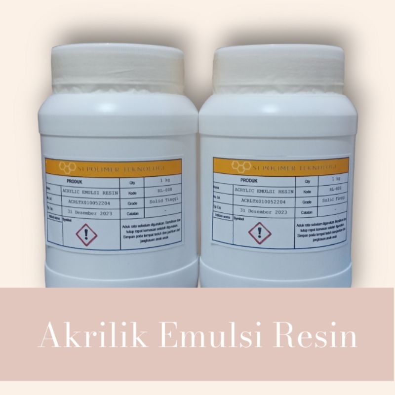 Jual resin akrilik emulsi-acrylic emultion resin-untuk perekat pelapis ...