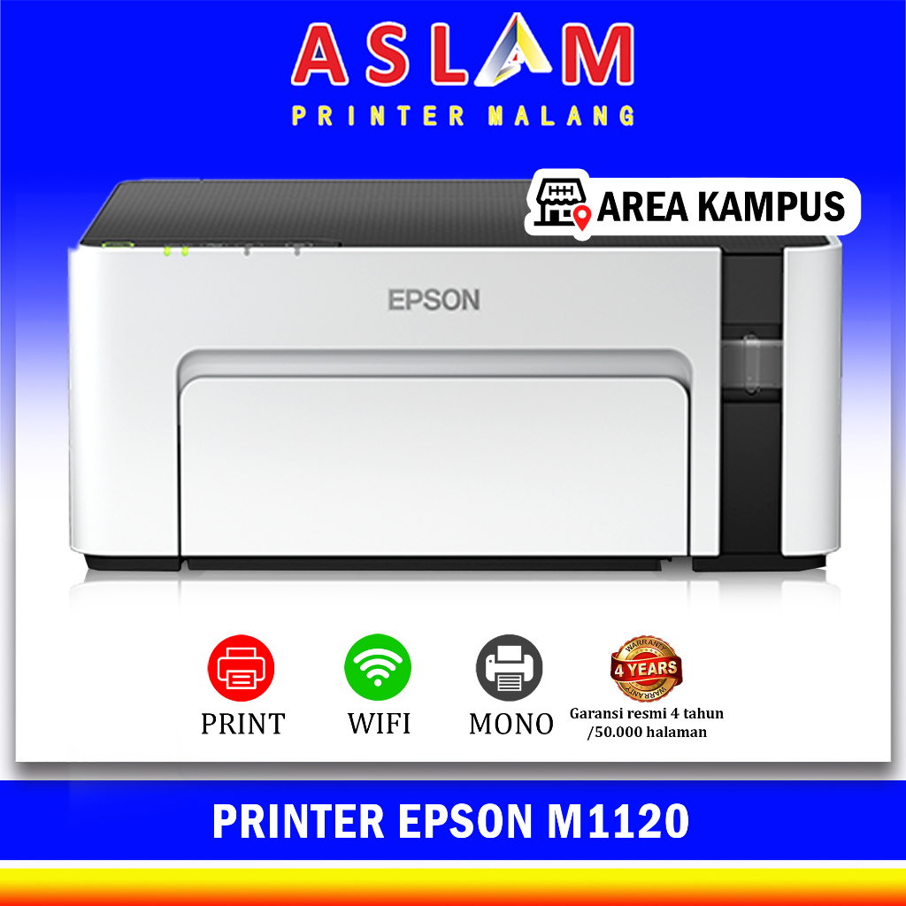 Jual Printer Epson M1120 M-1120 Wireless Printer Mono Hitam Putih ...