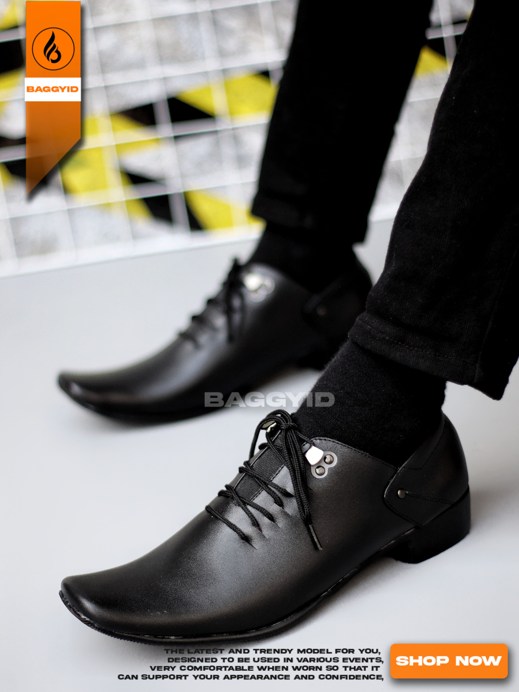 Jual Sepatu Pantofel Formal Pria Ukuran Besar 44 45 46 47 | Shopee ...