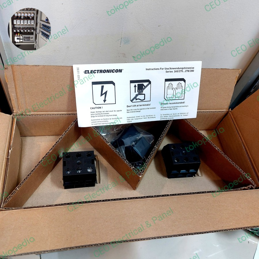 Jual Kapasitor bank gae 15kvar 415v / capacitor bank gae 15 KVAR mkpG ...