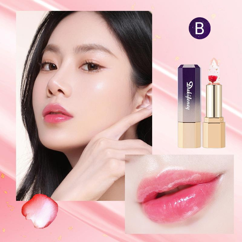 Jual COD&Ready Lipstik Bunga Lipstik Jelly Crystal Tahan Lama Berubah ...