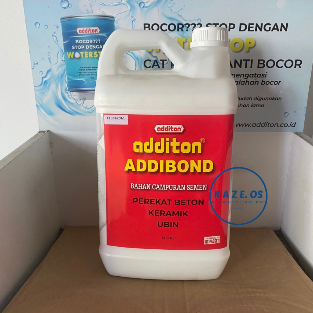 Jual ASLI 100% ADDIBOND 5KG / 5 KG BAHAN CAMPURAN SEMEN KERAMIK UBIN ...