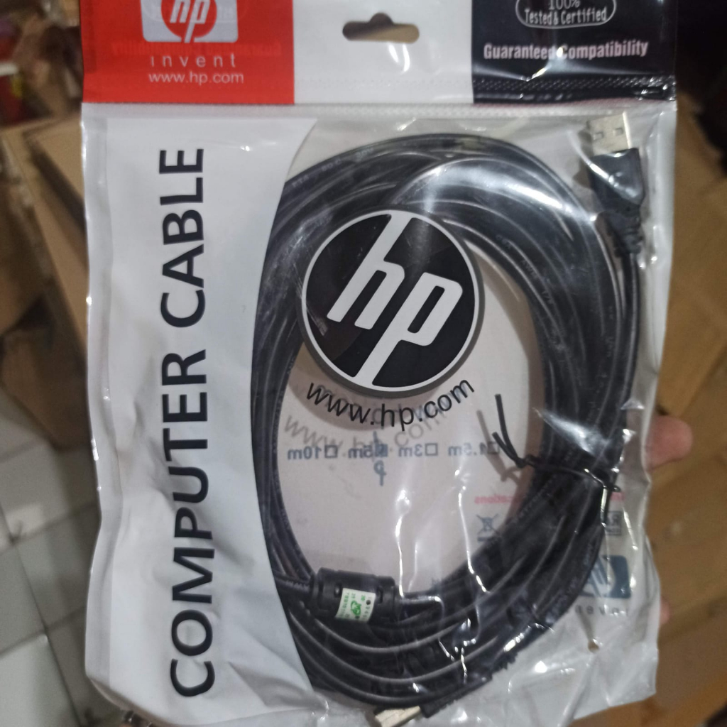 Jual Kabel Usb Printer HP ORIGINAL 5m | Shopee Indonesia