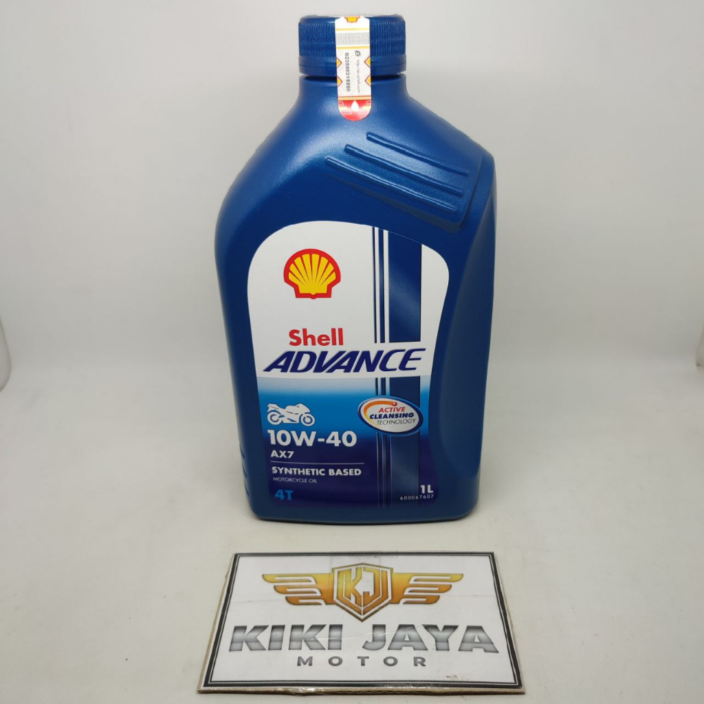 Jual Oli Motor Shell Advance AX7 4T 10W-40 1 Liter | Shopee Indonesia