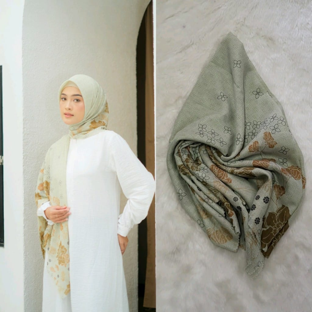Jual Voal Motif Premium / Hijab Segi Empat Voal Motif Premium Lasercut / Jilbab Voal Motif ...