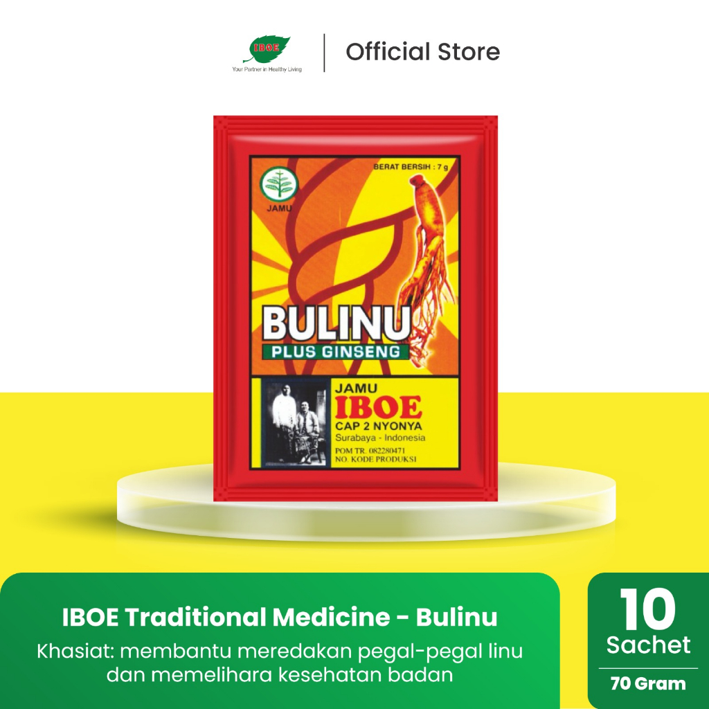 Jual Jamu IBOE - 1 Pack Bulinu @ 10 Sachet | Shopee Indonesia