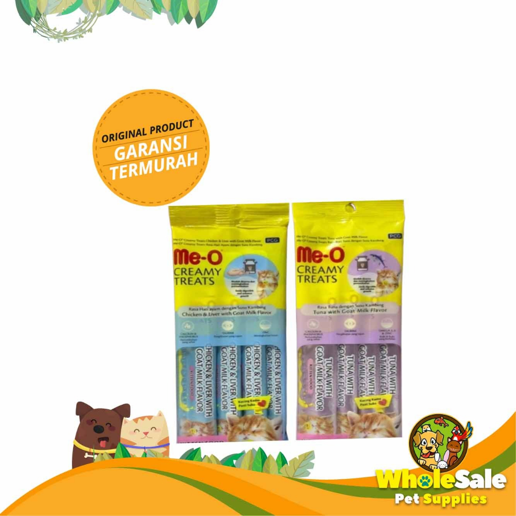 Jual Meo Creamy Treats Snack Kucing Kitten 60gr | Shopee Indonesia