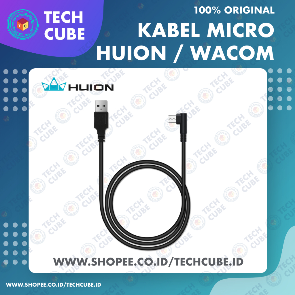 Jual Kabel Colokan Drawing Tablet Cable untuk Huion / Wacom Micro USB ...