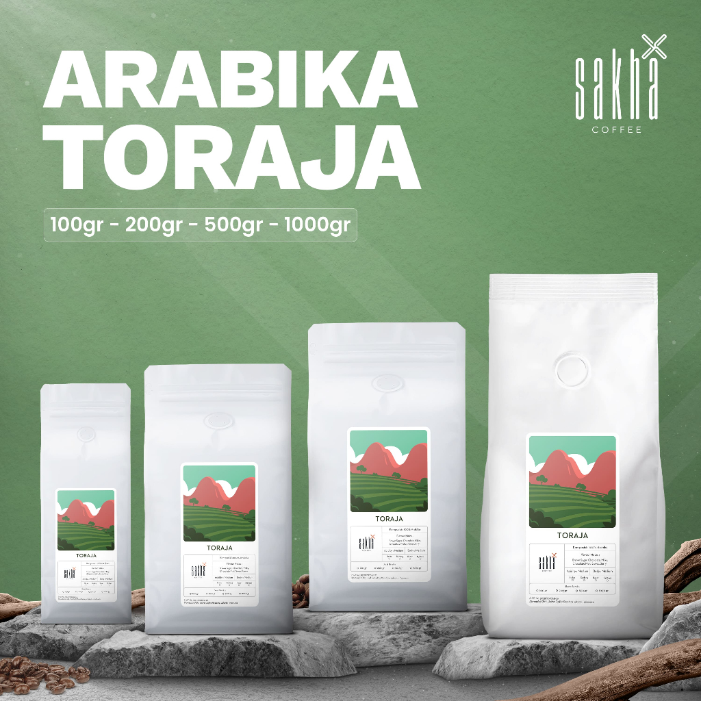 Jual Kopi Arabika Toraja Sulawesi Arabica Coffee Roast Bean Espresso ...