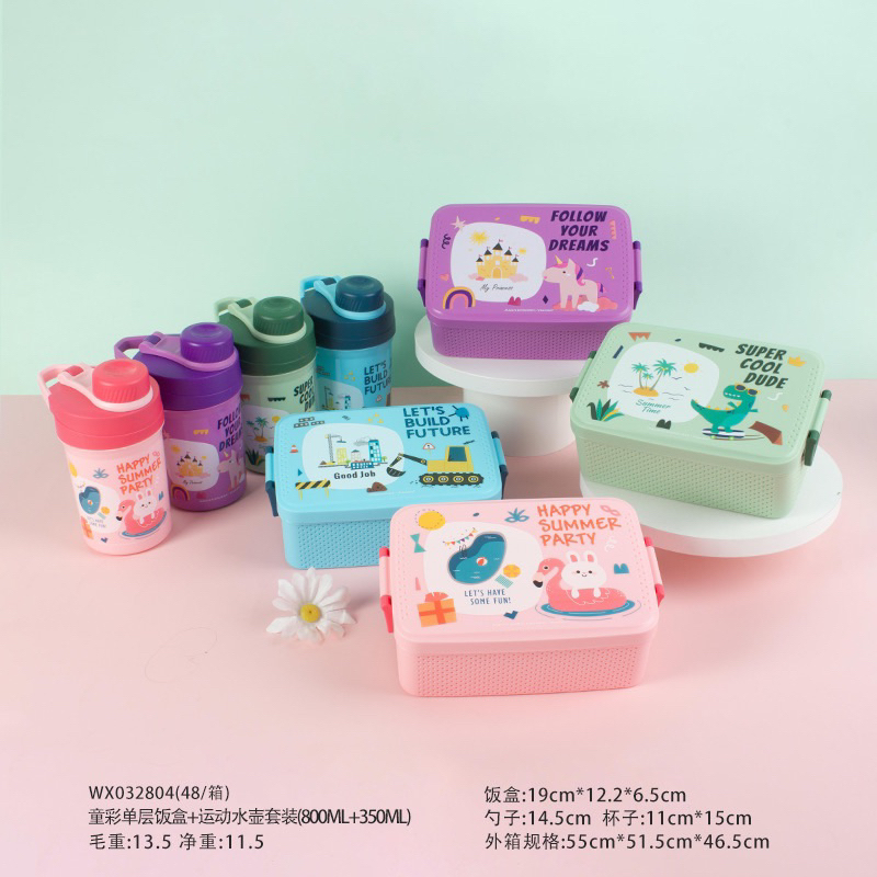 Jual KOTAK MAKAN BOTOL MINUM ANAK SET KOTAK MAKAN SET LUNCH BOX KARAKTER KOTAK MAKAN TINGKAT ...