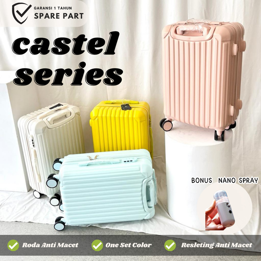 Jual Koper CASTLE SERIES Kabin Cabin Bagasi Anti Pecah 20 24 Inch Warna ...