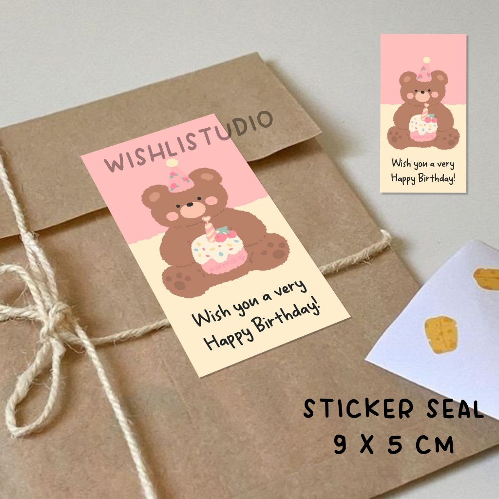 Jual 12 PCS STICKER SEGEL BOX / STIKER LABEL PAKET / CUTE PACKAGING ...
