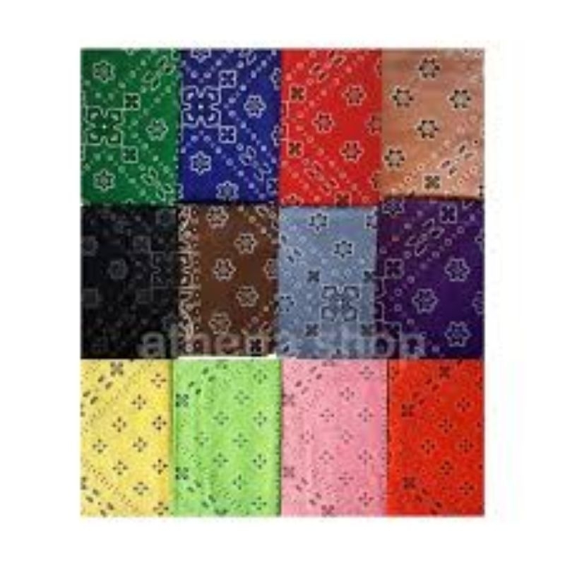 Jual bandana slayer batik kain/ ikat kepala | Shopee Indonesia