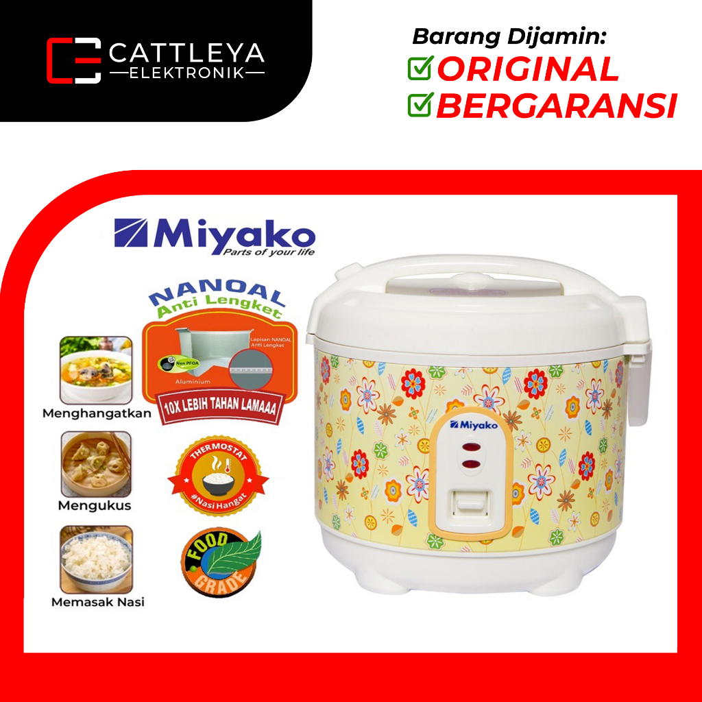 Jual [COD] MIYAKO RICE COOKER / MAGIC COM MCM609 / MCM 609 / MCM-609 (0 ...