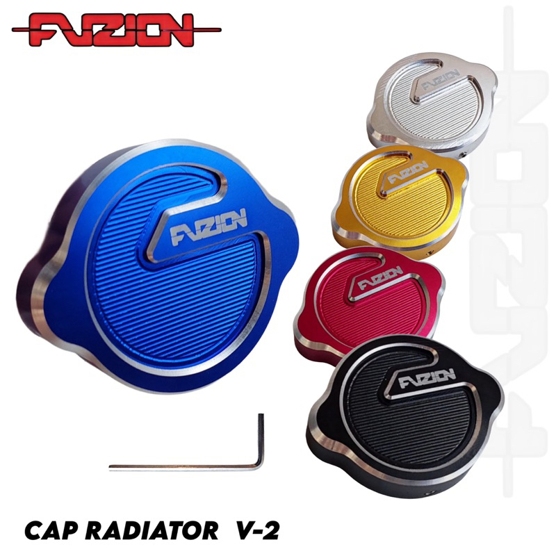 Jual cap radiator full cnc import asli fuzion tutup radiator model ...