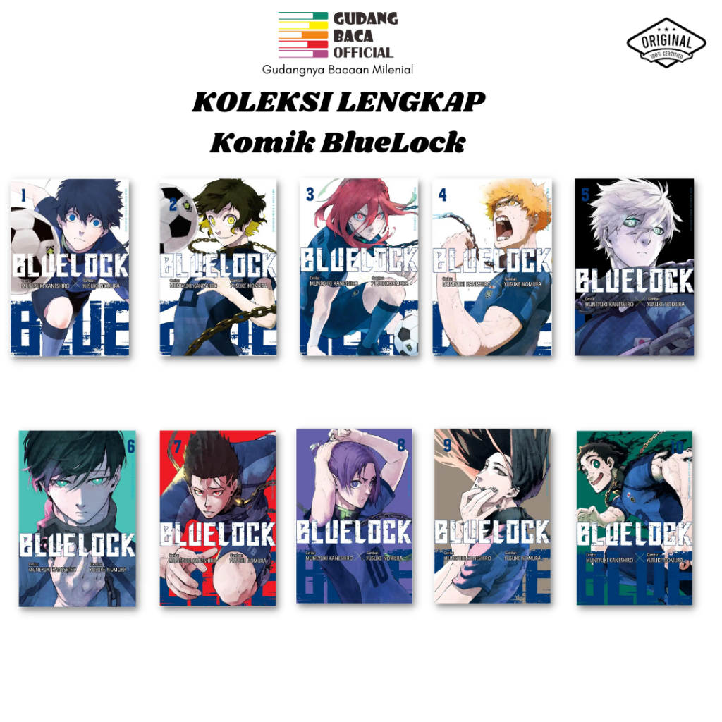 Jual Blue Lock 01 - Blue Lock 02 - Blue Lock 03 - Blue Lock 04 - Blue Lock 05 - Blue Lock 06 ...
