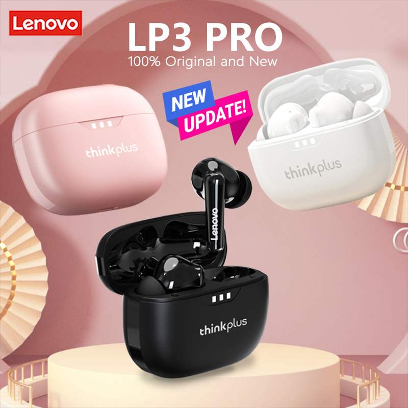 Jual THINKPLUS LENOVO LP3 PRO TWS BLUETOOTH HEADSET HEADPHONE EARPHONE ...