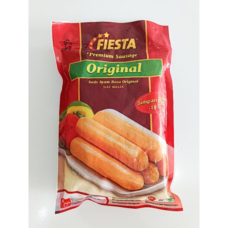 Jual fiesta sosis ayam original 300gr isi 5 pc | Shopee Indonesia