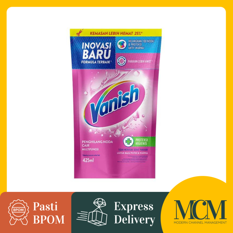 Jual Penghilang Noda Pakaian - Vanish Pink Pouch - 425 mL | Shopee ...