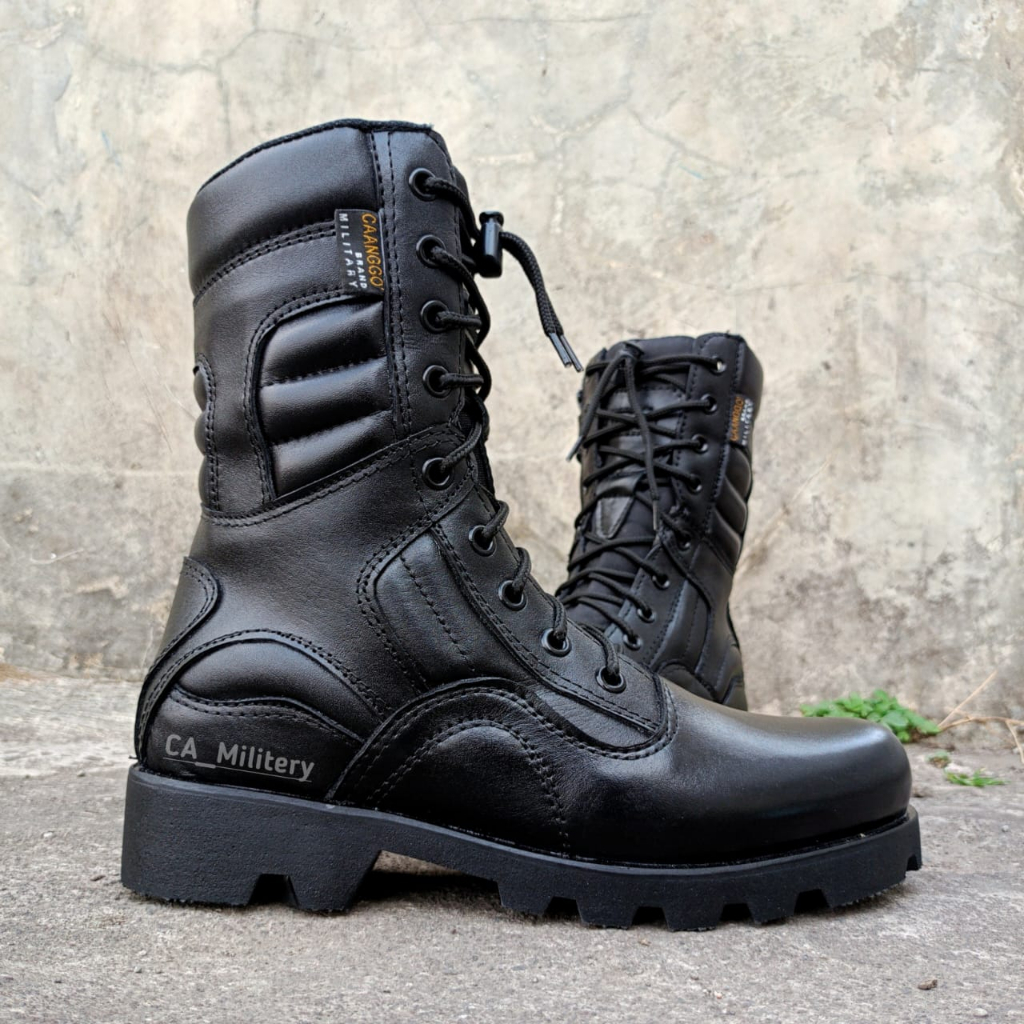 Jual SEPATU PDL TNI POLRI KULIT ASLI SEPATU PDL TNI AD AU AL TACTICAL ...