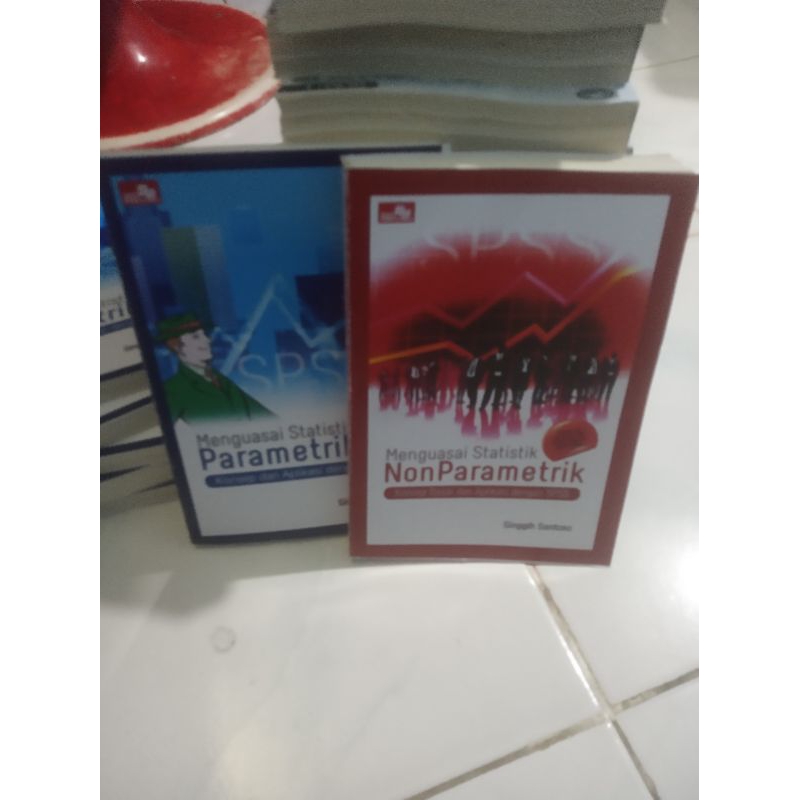 Jual paket buku menguasai statistik parametrik dan menguasai statistik non parametrik | Shopee ...