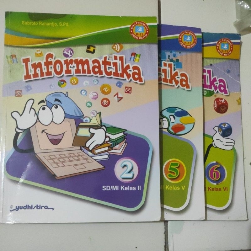 Jual Buku Informatika - SD/MI Kelas 2 3 4 5 6 - K13 Yudhistira ...