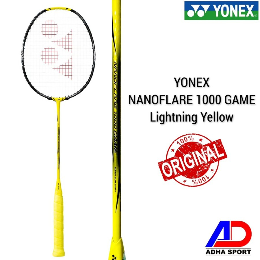 Jual Yonex Nanoflare 1000 Game Lightning Yellow Raket Badminton Bulutangkis Original ...