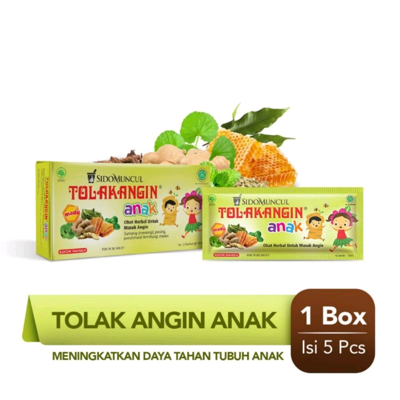 Jual Tolak Angin ANAK - ANAK 5 SACHETS @ 10ml | Shopee Indonesia