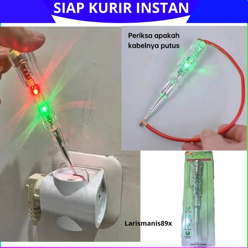Jual Tespen tester dual indicator led,Tespen indikator aliran listrik ...