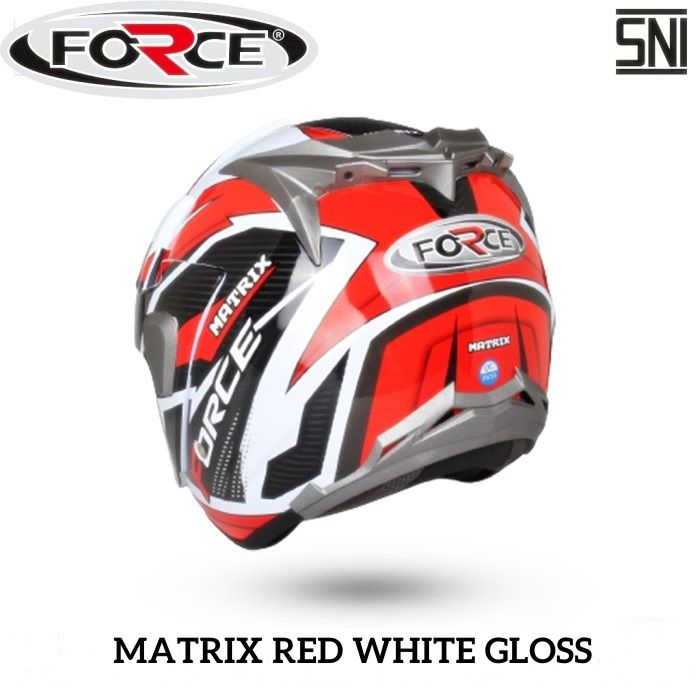 Jual Helm Double Visor Half Face SNI Force Helmet Original Anti Pecah ...