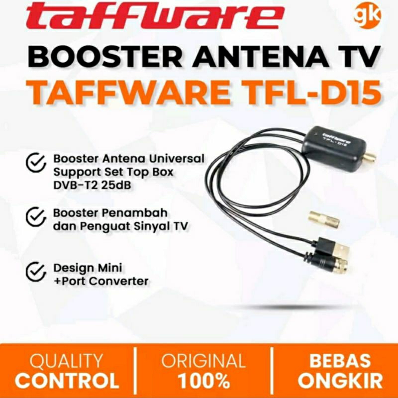 Jual Booster Antena TV Digital Penguat Sinyal Antenna TV Amplifier ...
